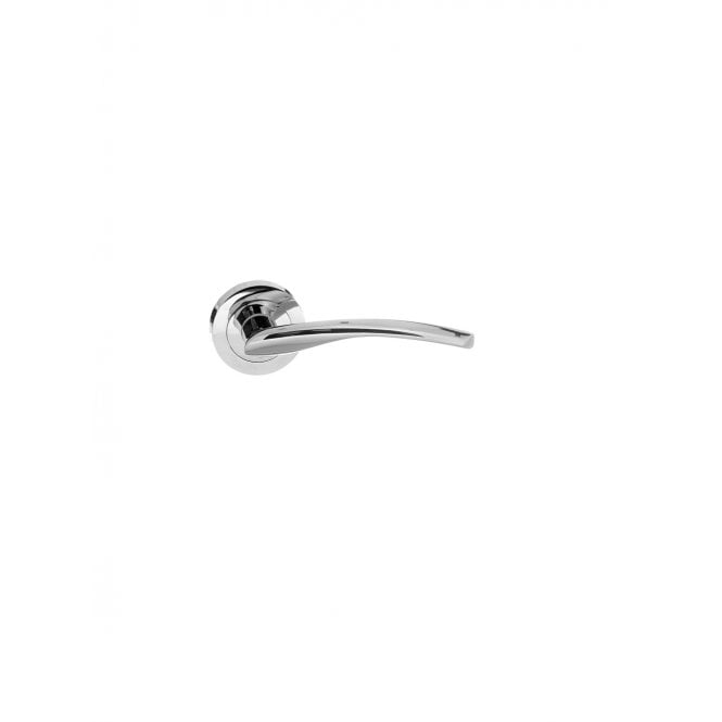 Atlantic Status Arizona Lever on Round Rose - Polished Chrome ...