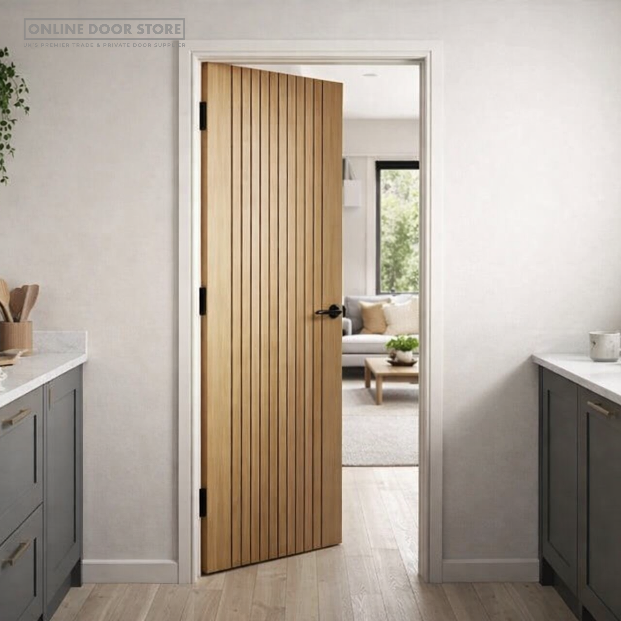 JB Kind Aria Oak Laminated Internal FD30 Fire Door – Online Door Store