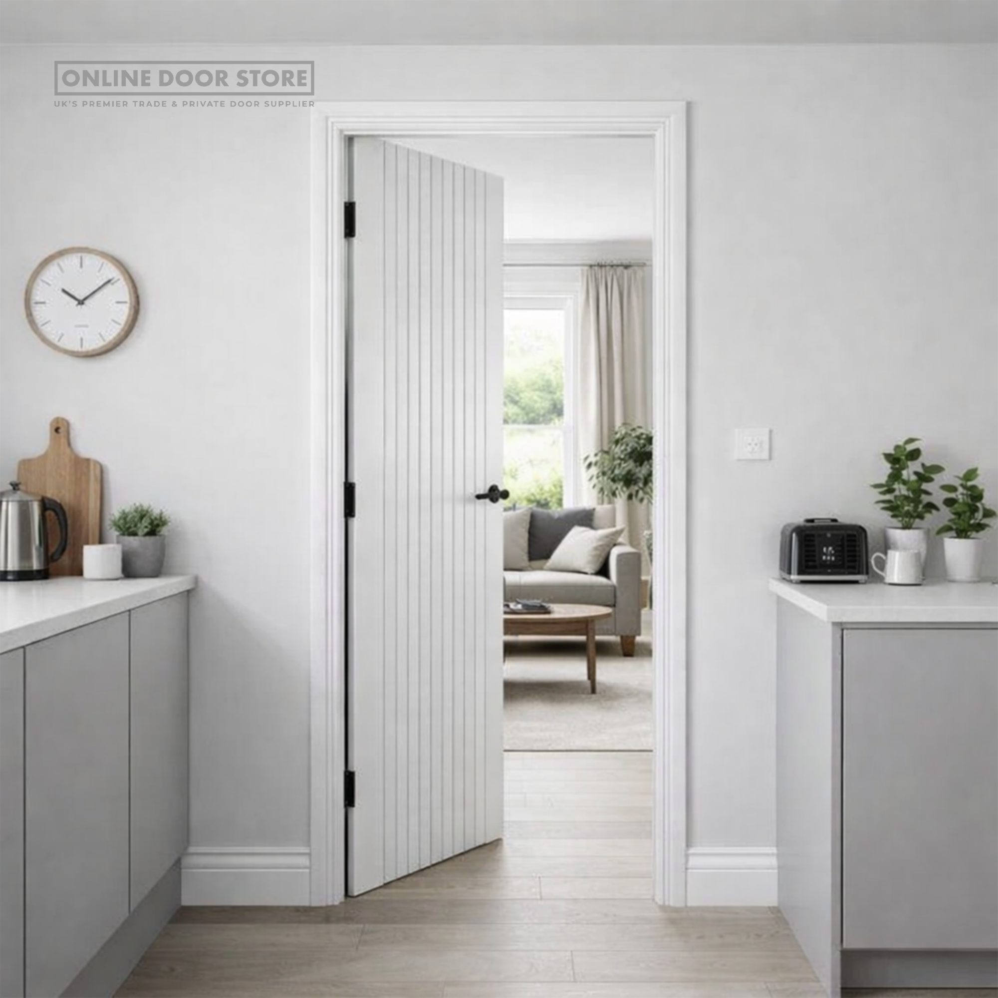 JB Kind Aria White Primed Internal Door – Online Door Store