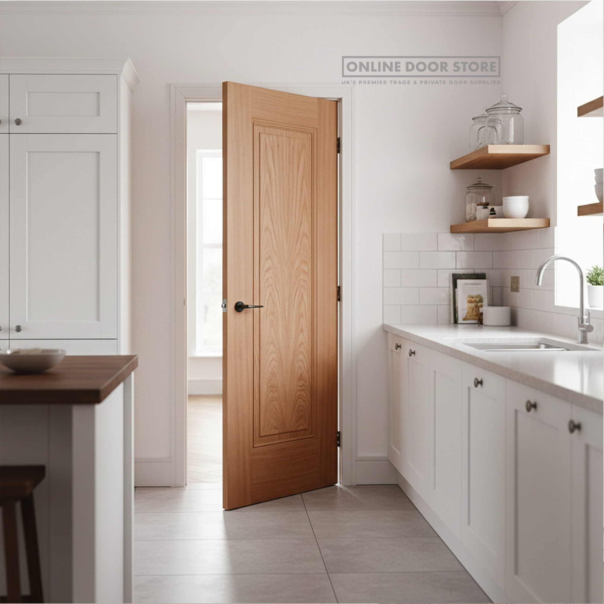 LPD Oak Eindhoven FD30 Fire Door – Online Door Store