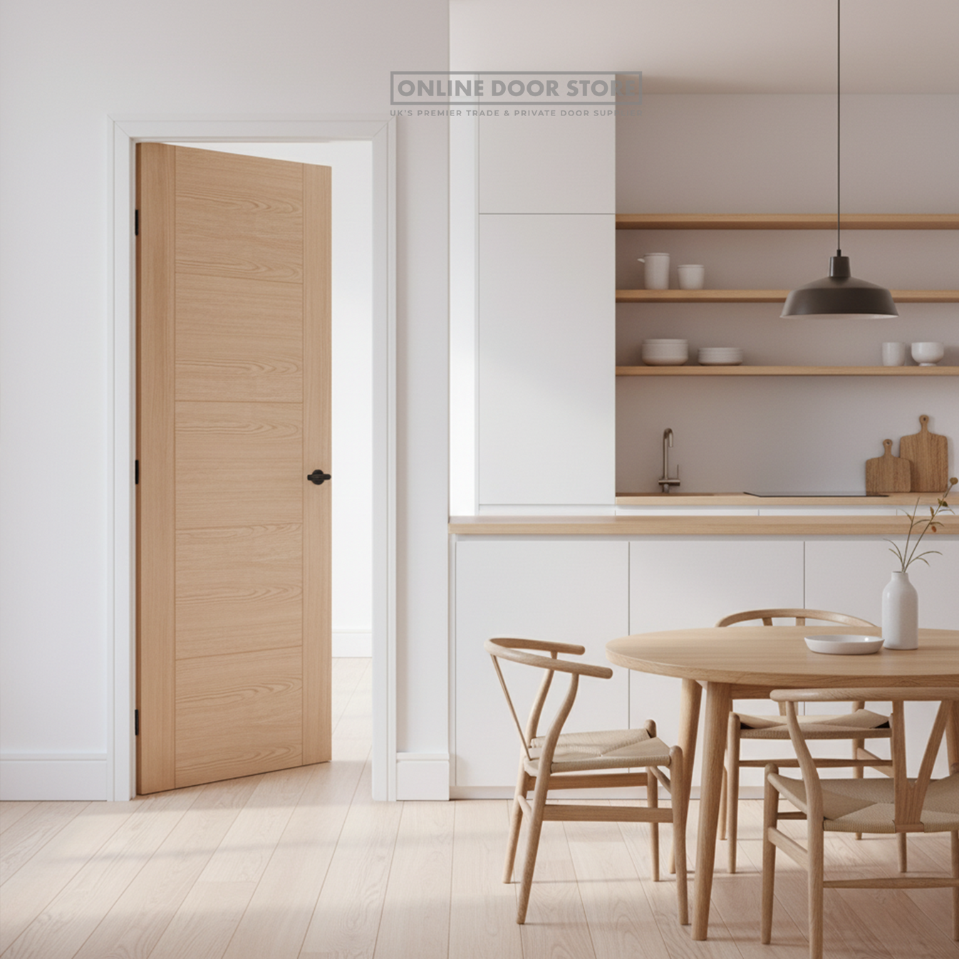LPD Oak Vancouver 5P Pre-Finished Internal Door – Online Door Store