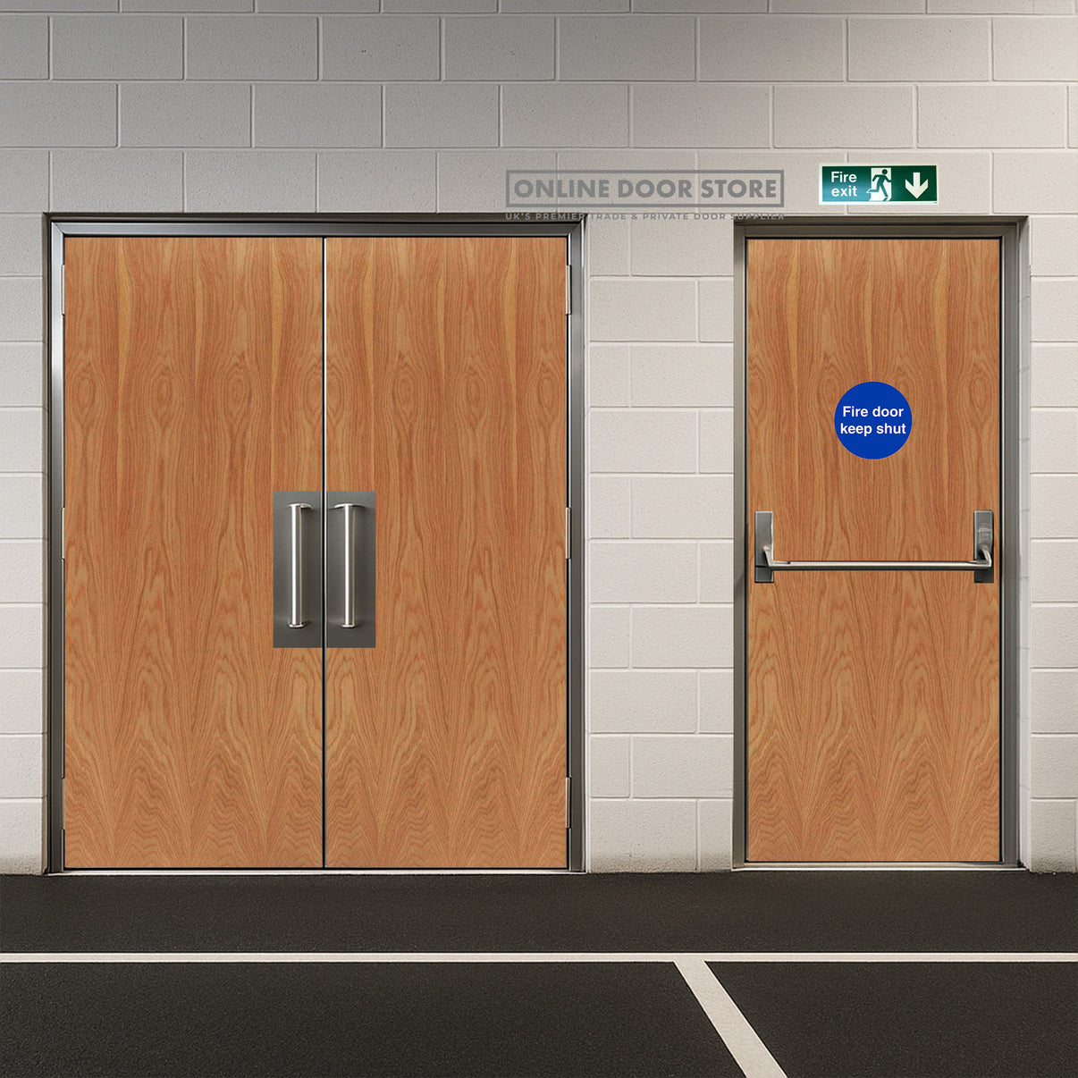 LPD Firecheck Blank Hardwood Lipped FD30 Fire Door – Online Door Store