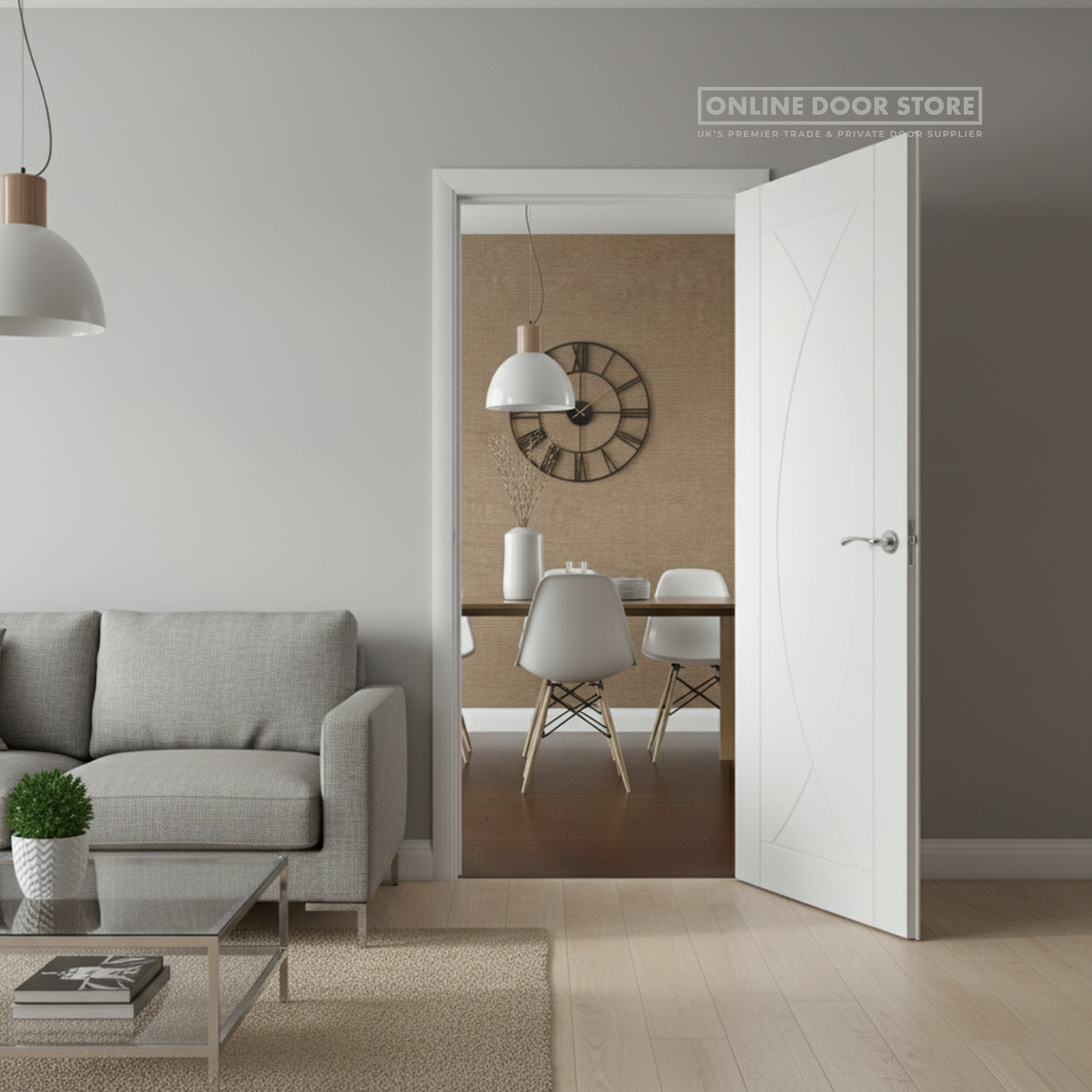 XL Joinery Pesaro White Primed Internal Door – Online Door Store